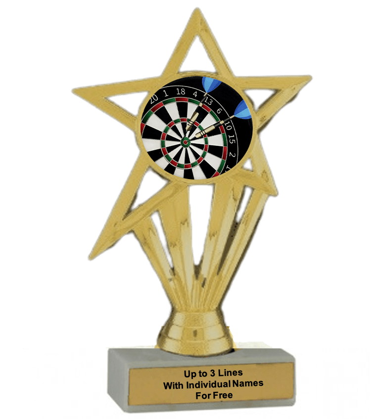 Budget Insert Trophy - Darts | TrophyCentral
