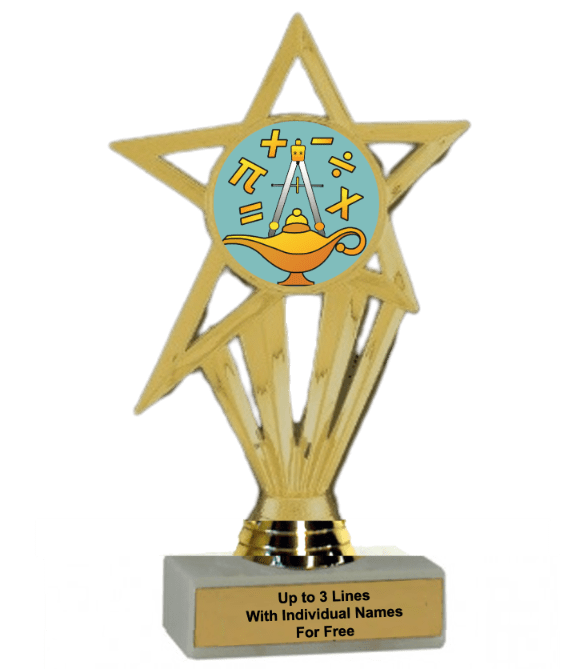 Budget Insert Trophy - Math Excellence | TrophyCentral