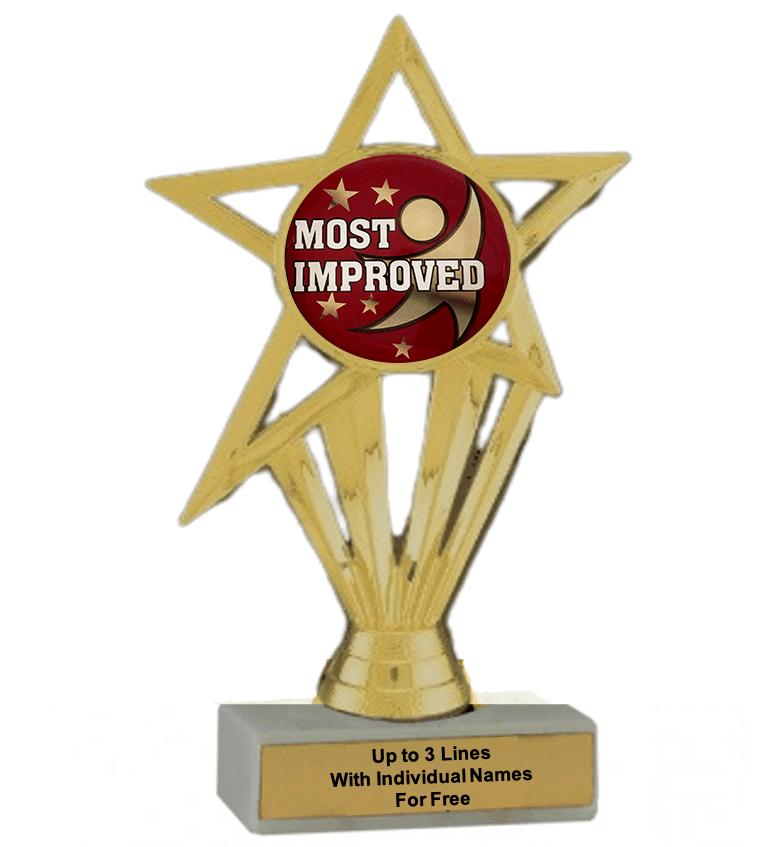 Budget Insert Trophy - Most Improved | TrophyCentral