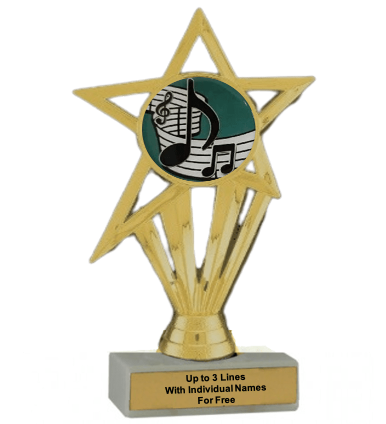 Budget Insert Trophy - Music | Music Trophies