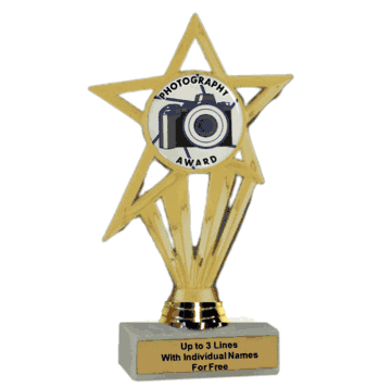 Budget Insert Trophy - Photography | TrophyCentral