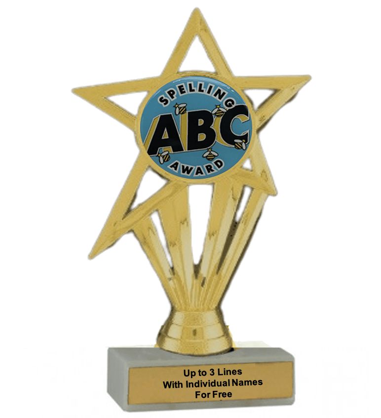 Budget Insert Trophy - Spelling | Spelling Trophies
