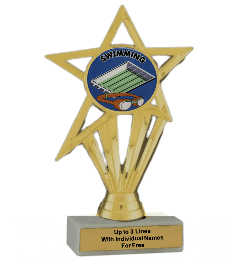 Budget Insert Trophy - Swimming | Swimming Trophies