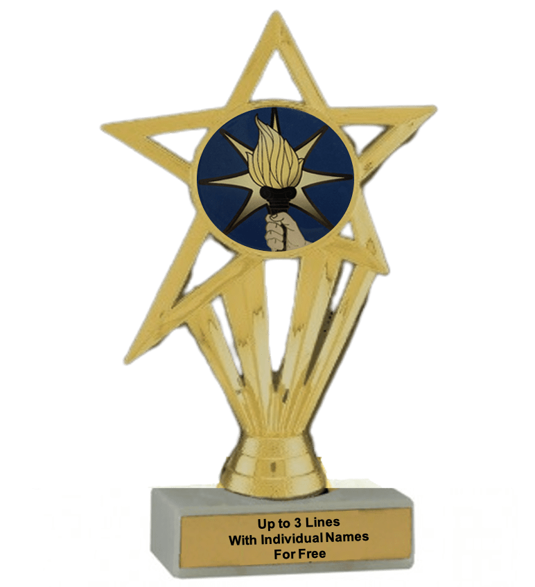 Budget Insert Trophy - Torch | Torch Medals