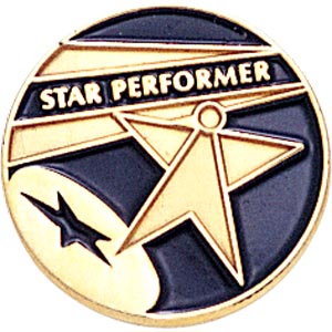 Star Performer Pins | Star Performer Lapel Pin