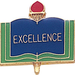 Excellence Pins, Excellence Lapel Pins from TrophyCentral