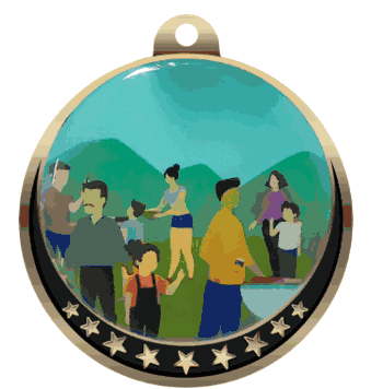 Colorful Family Reunion Insert Medals | TrophyCentral