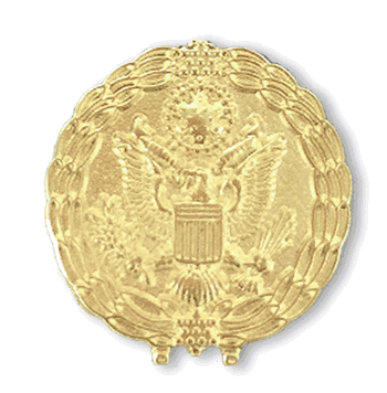 Federal Service Retirement Pins (24 kt Gold) | TrophyCentral