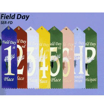 Field Day Ribbons, Field Day Award Ribbons | Trophy Central
