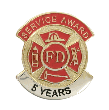 Fire Department Service Pins