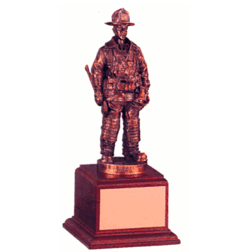 Firefighter Trophy - 10" | TrophyCentral