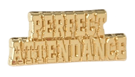 G-Series Pins: Perfect Attendance | TrophyCentral