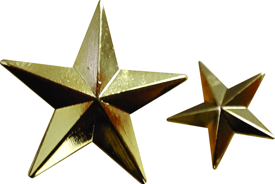 Gold Stars | Star Lapel Pins | TrophyCentral