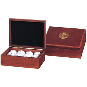 Golf Ball Gift Box with Engraving Plate | TrophyCentral