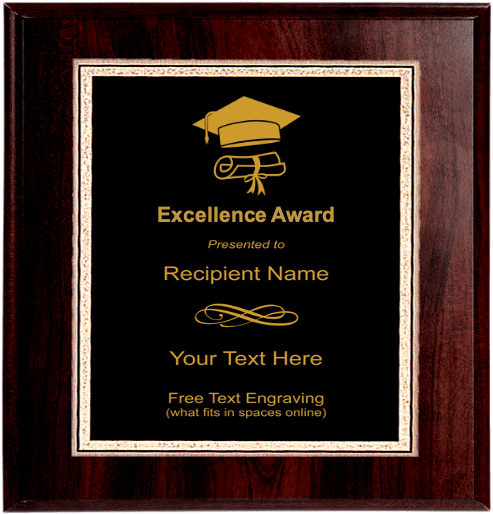 Graduate Plaques, Graduate Award Plaque | TrophyCentral