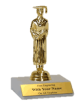 Graduation Trophies, Graduation Trophies and Awards, Trophy Graduation