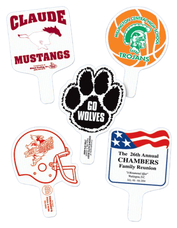 Custom Hand Fans & Rally Signs