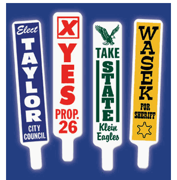 Custom Hand Fans & Rally Signs