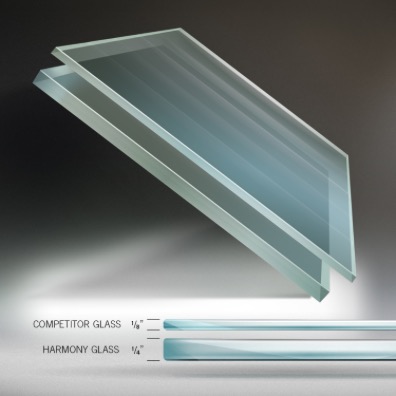 Harmony Glass Board, Model hmysn34BK | TrophyCentral