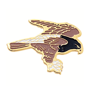 Hawk Lapel Pin - Color Finish