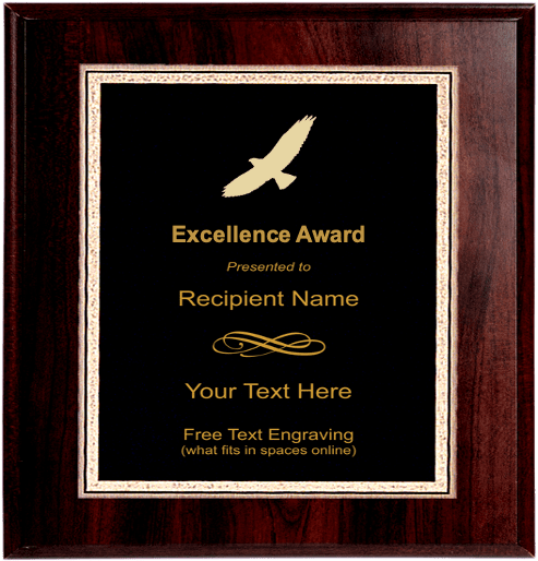 Hawk Plaques, Hawk Award Plaque | TrophyCentral