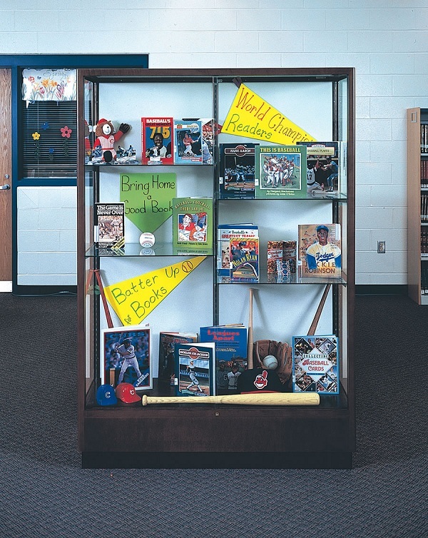 Heritage 891 Floor Standing Trophy Case and Display | Trophy Central