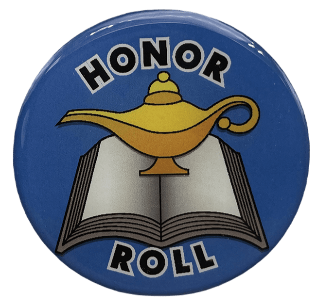 Colorful Honor Roll Epoxy-Covered Insert Decals | TrophyCentral