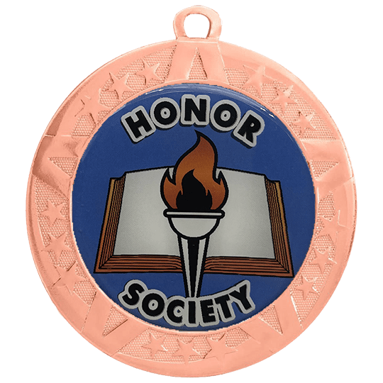 Bronze Honor Society Medal (2 inch, T Series)