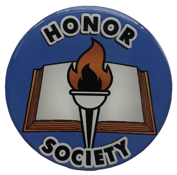 Colorful Honor Society Epoxy-Covered Insert Decals | TrophyCentral