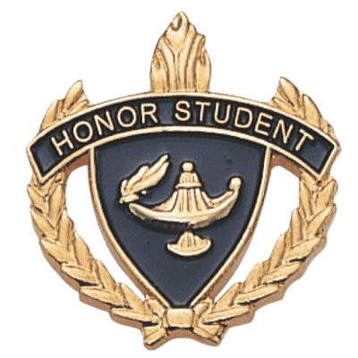 Honor Student Lapel Pin, Honor Student Pins