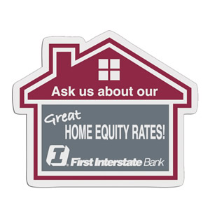 House Shaped (Realtor) Badge and Magnets | TrophyCentral