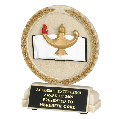 Academic Achievement Award Plaque