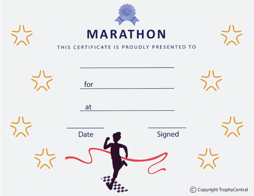 Marathon Template (Free) | Trophy Central