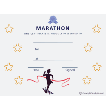 Marathon Template (Free) | Trophy Central