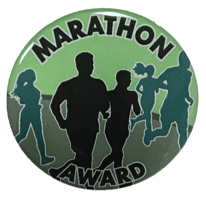 Colorful Marathon Epoxy-Covered Insert Decals