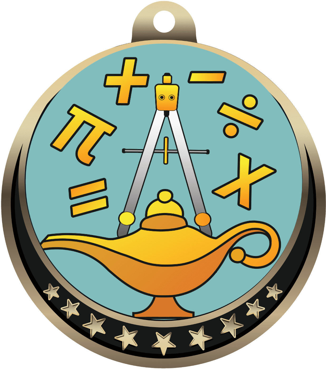 Math Medals, Medals for Math TrophyCentral