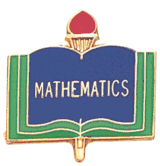 Math Pin, Pin for Math Student, TrophyCentral Math Pins