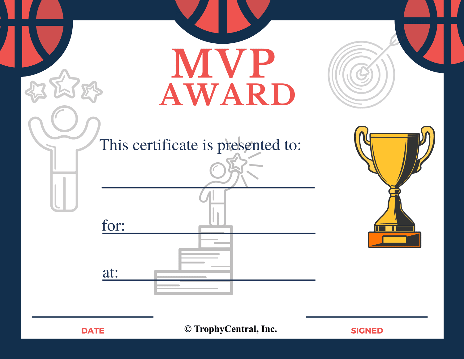 Mvp Certificate Template