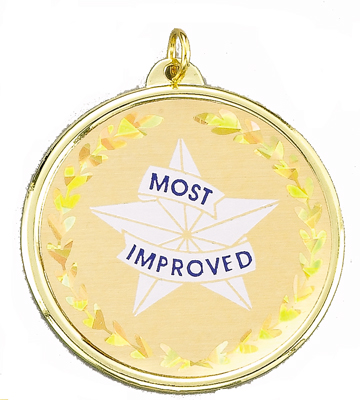 Most Improved Medal: TM Series Most Improved Medals