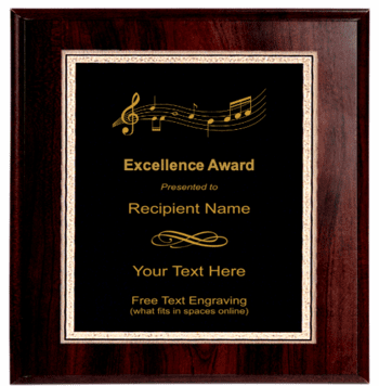 Music Plaques, Music Award Plaque | TrophyCentral