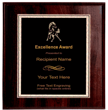 Mustang Plaques, Mustang Award Plaque | TrophyCentral