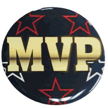 Colorful MVP Epoxy-Covered Insert Stickers | TrophyCentral