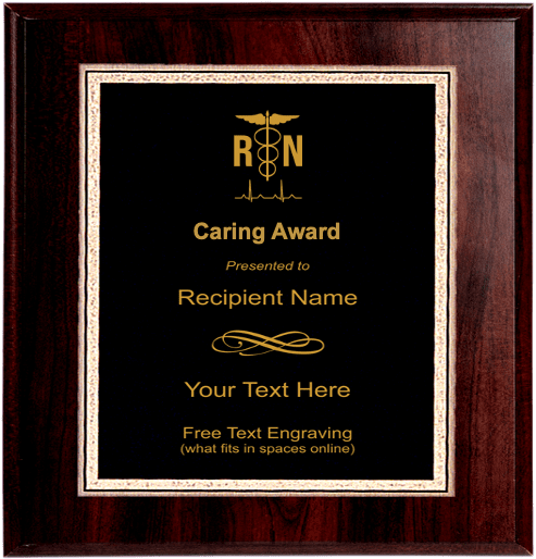 Nurse Plaques, Nurse Award Plaque | TrophyCentral