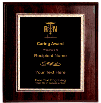 Nurse Plaques, Nurse Award Plaque | TrophyCentral