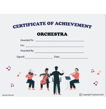 Free Orchestra Template | TrophyCentral
