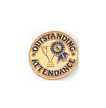 Outstanding Attendance Pins, Outstanding Attendance Lapel Pin