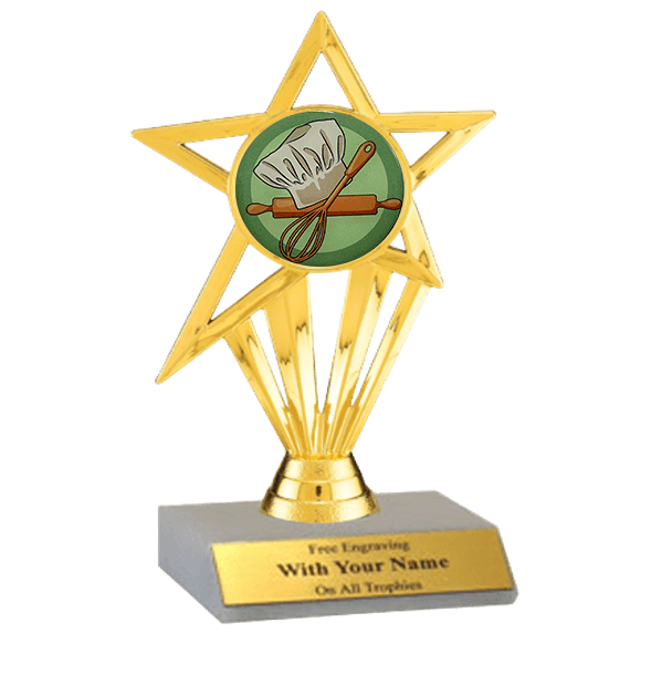 Participation Insert Trophy - Baking | TrophyCentral