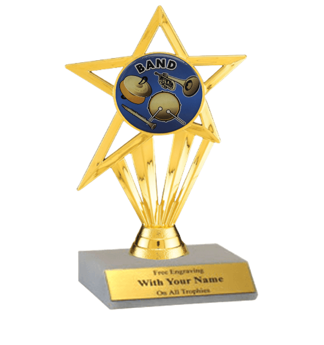 Participation Insert Trophy - Band | TrophyCentral
