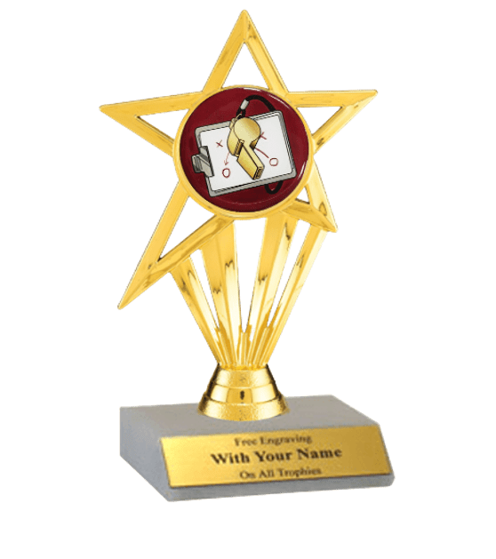 Participation Insert Trophy - Coach | TrophyCentral