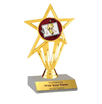 Participation Insert Trophy - Coach | TrophyCentral